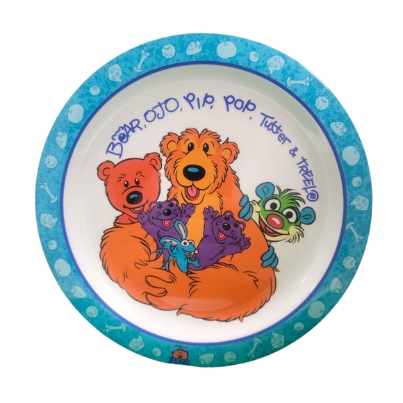 Tm&Henson | Kitchen | Bear In The Big Blue House Melamine Childs Plate ...